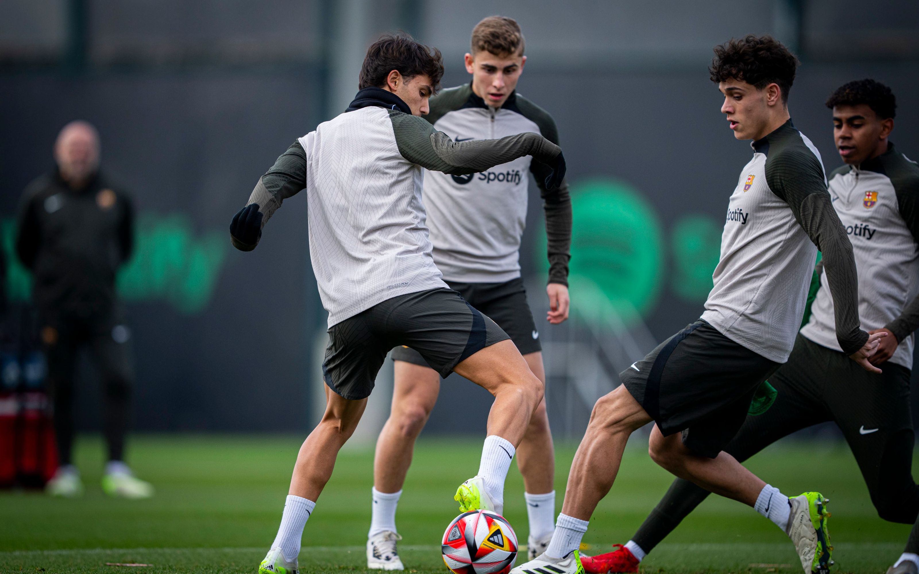 Training after the Las Palmas win