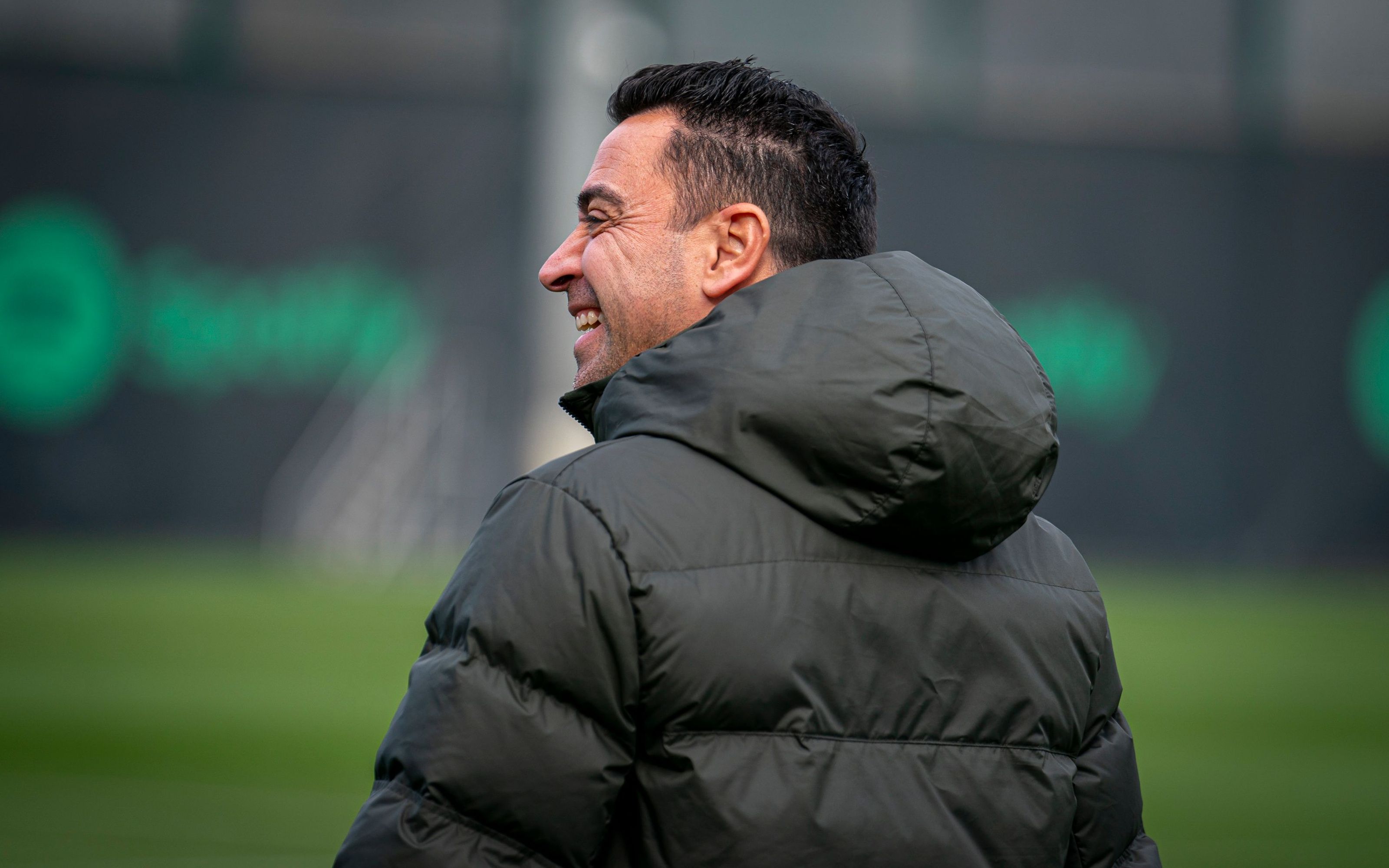 Training after the Las Palmas win