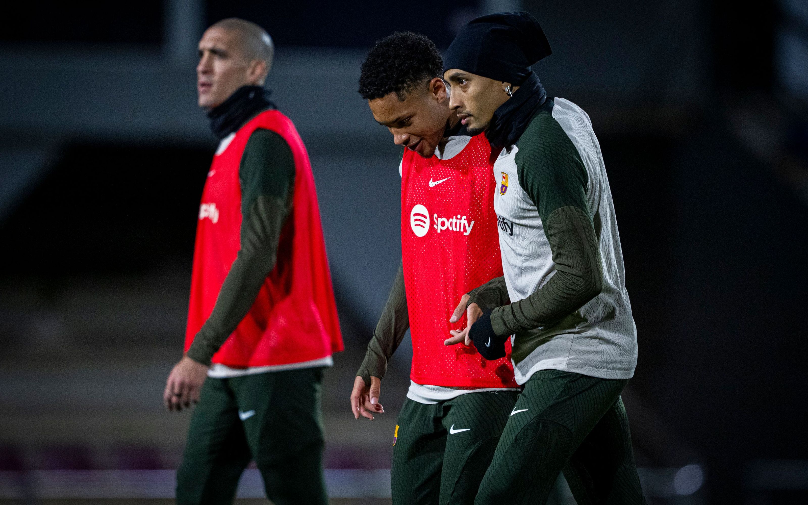 Último entrenamiento antes del debut en la Copa