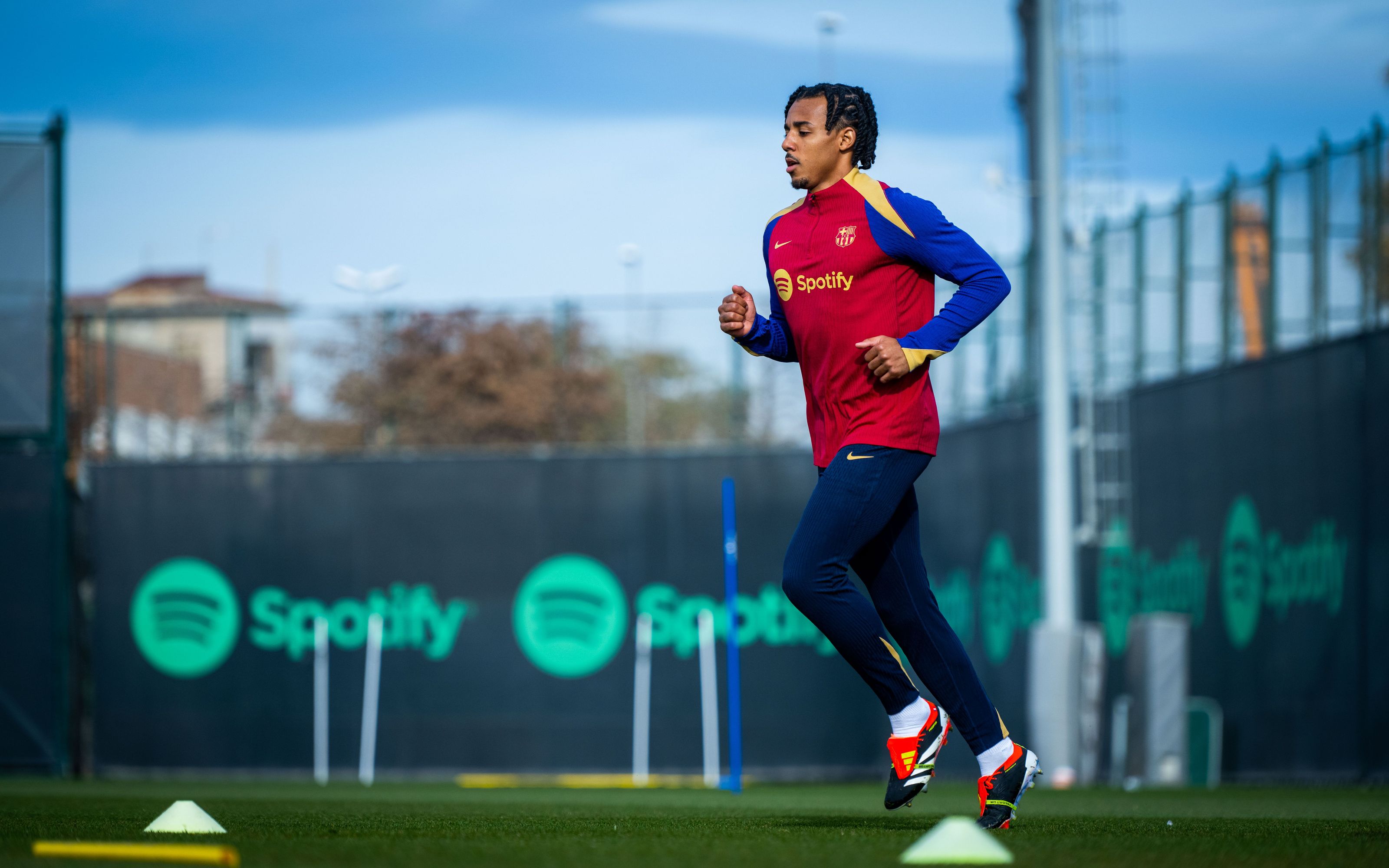 Tuesday training session at the Ciutat Esportiva