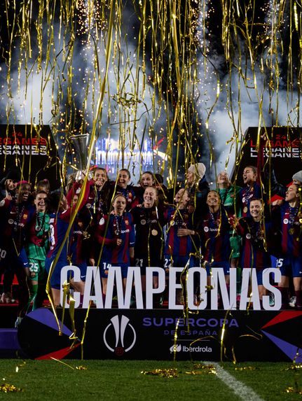 The Spanish Super Champions' celebrations in photos