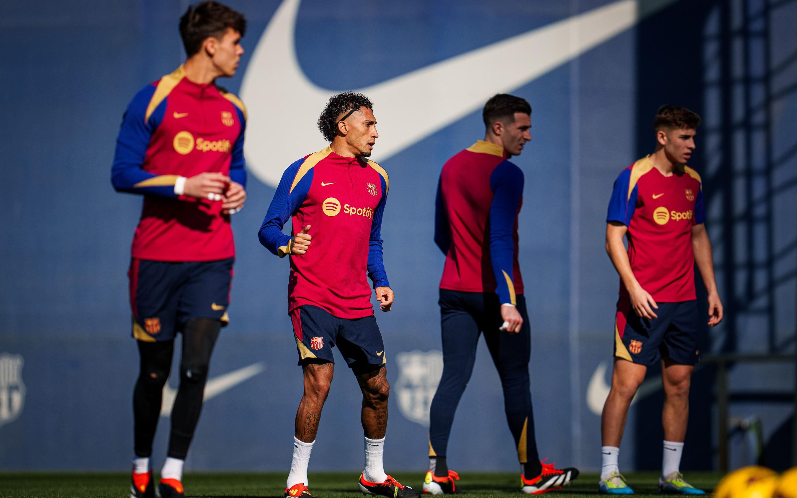 El entrenamiento del primer equipo (12/02/2024)