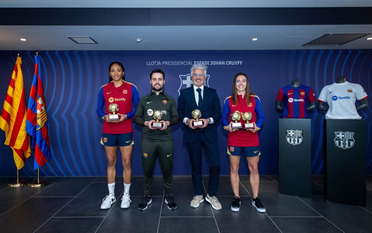 El Barça recibe cinco distinciones de la IFFHS