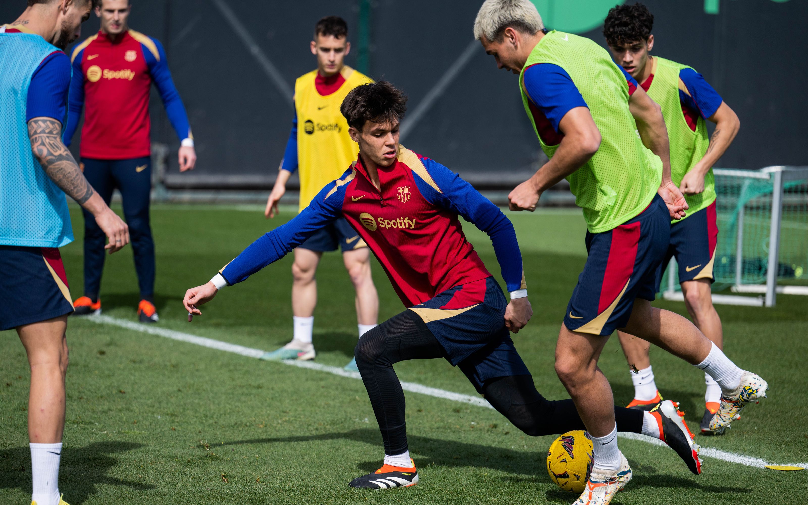 Recovery session after the draw at Athetic Club