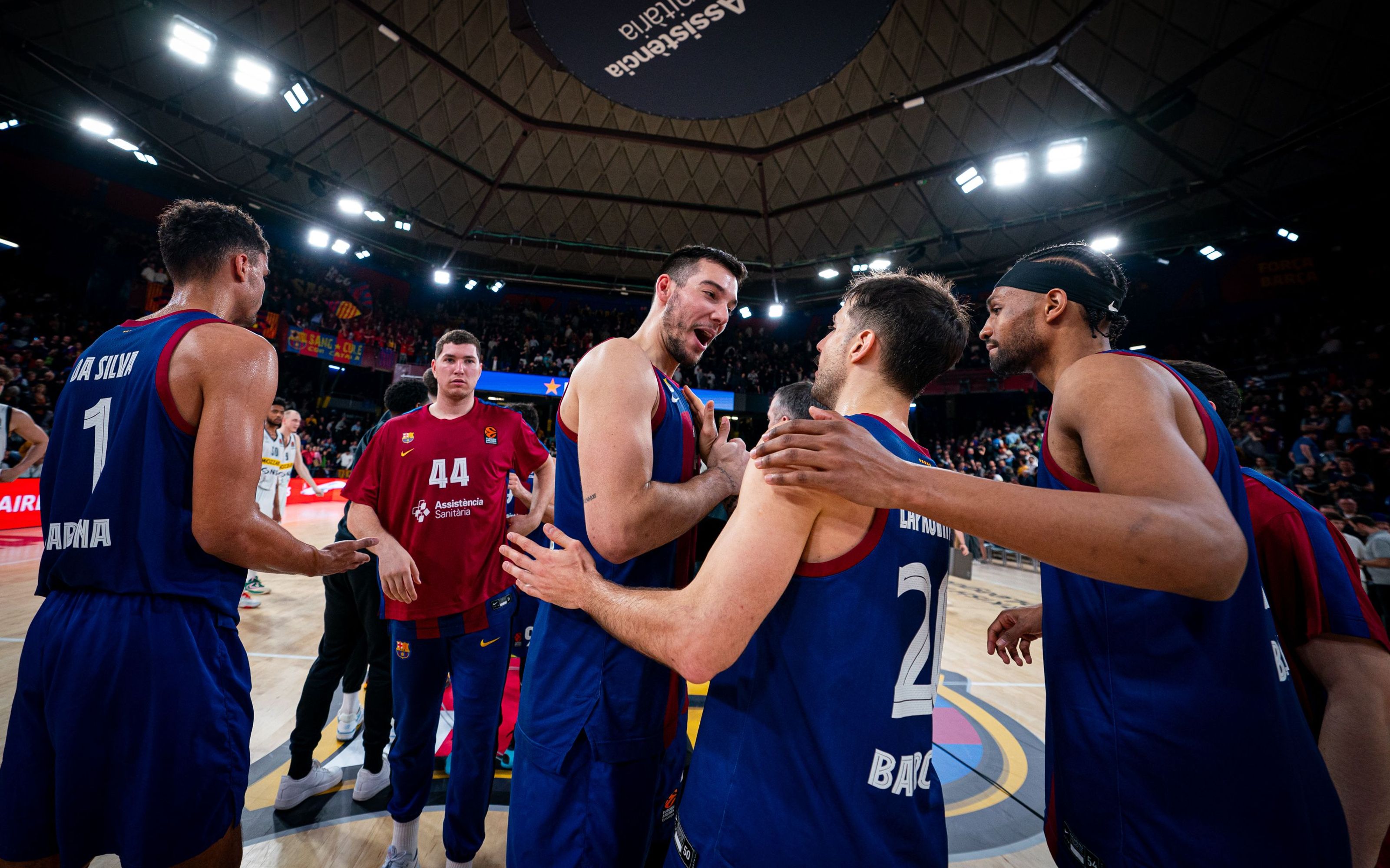 El Barça - Partizán, en imágenes