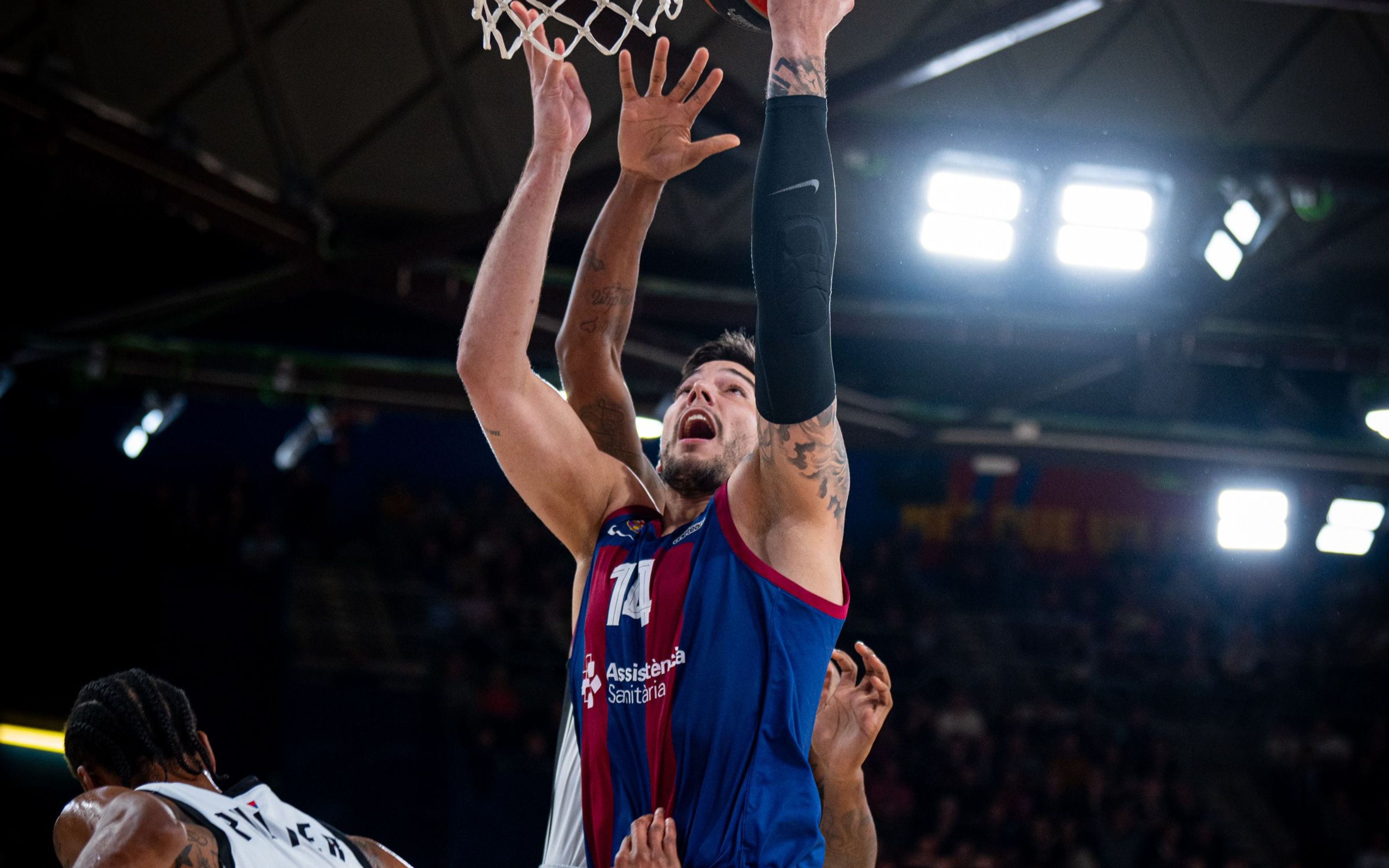 El Barça - Partizán, en imágenes