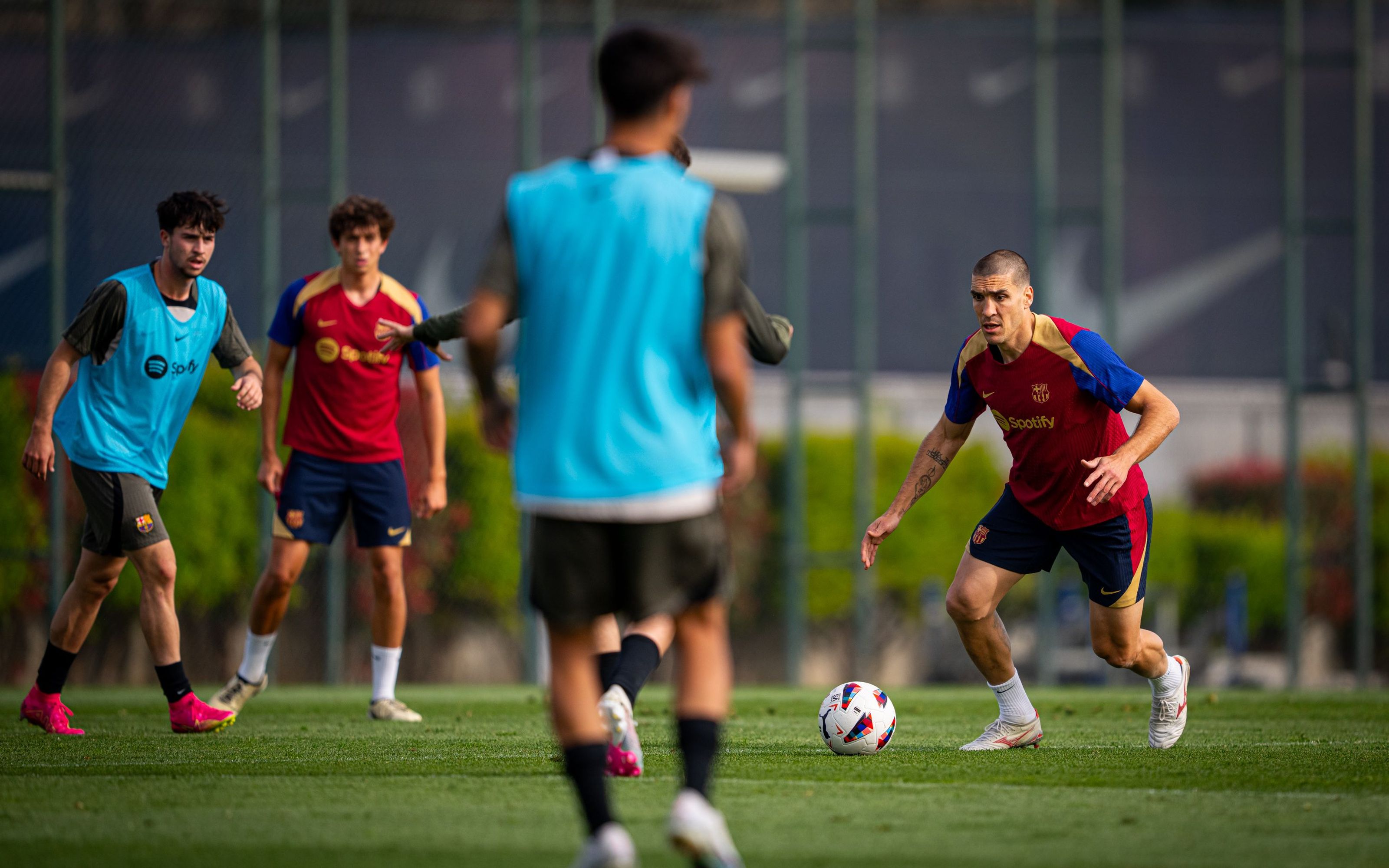 Entraînement avec les u19