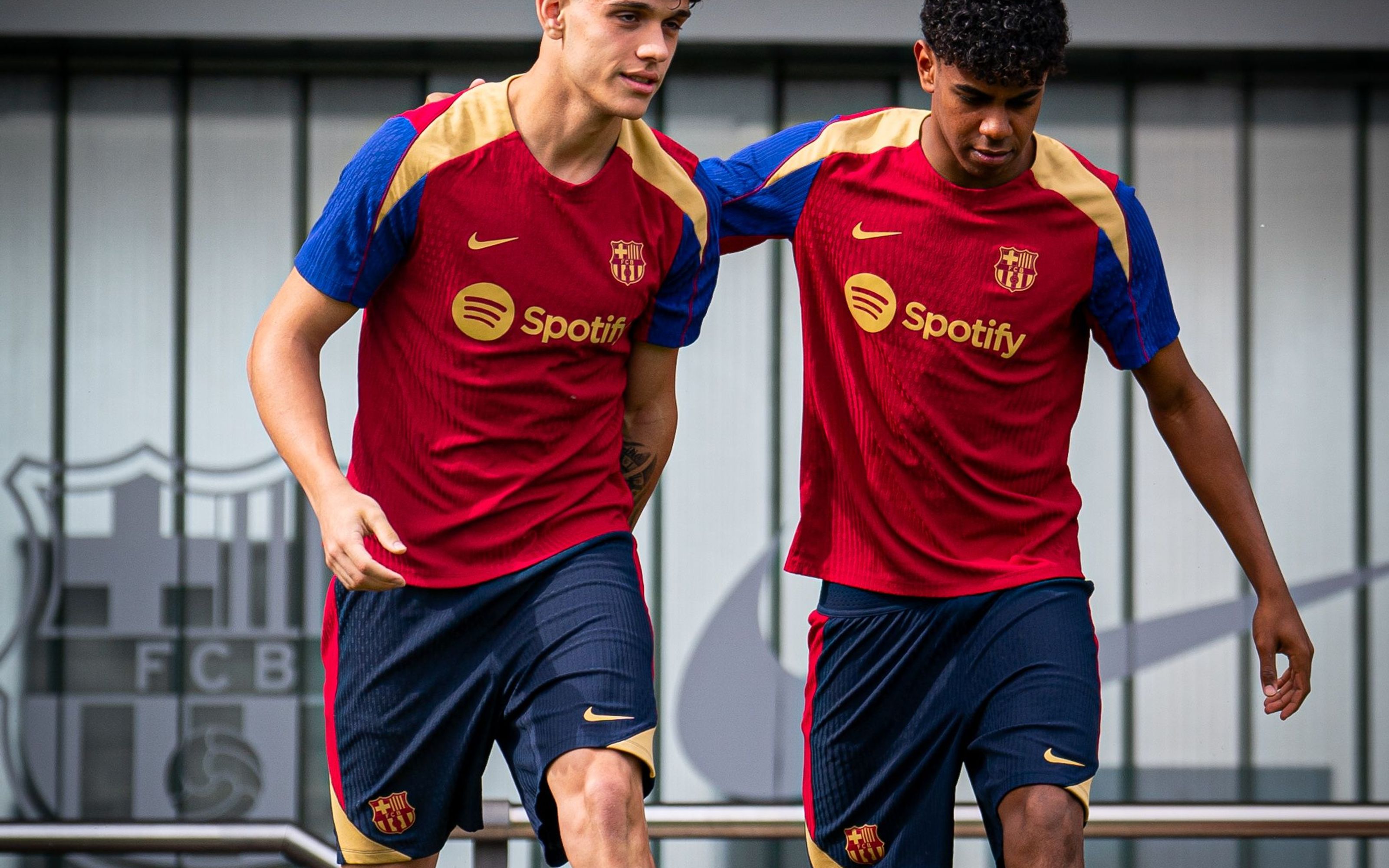 El entrenamiento del primer equipo