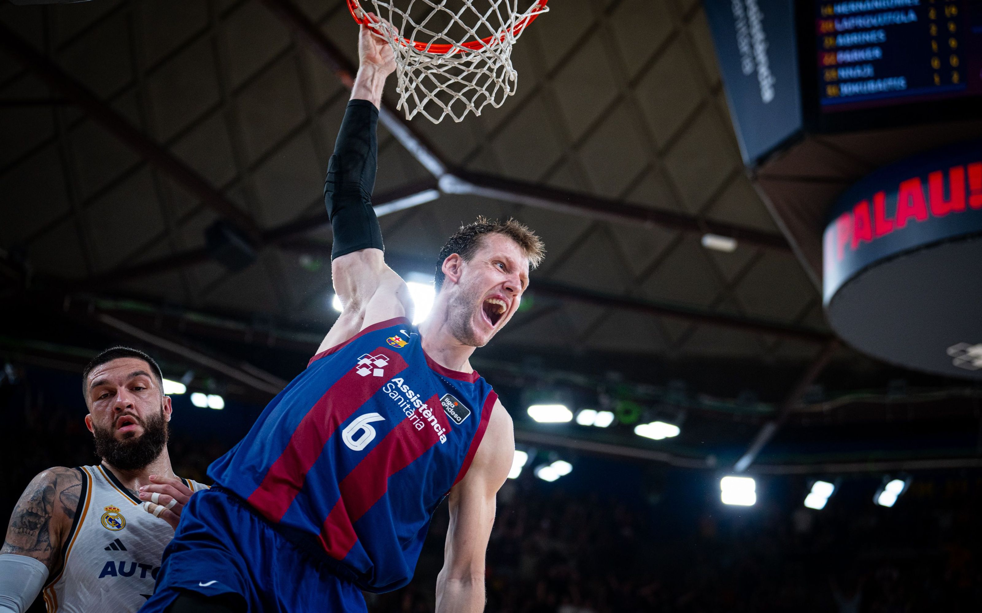 Basketball victory over Real Madrid