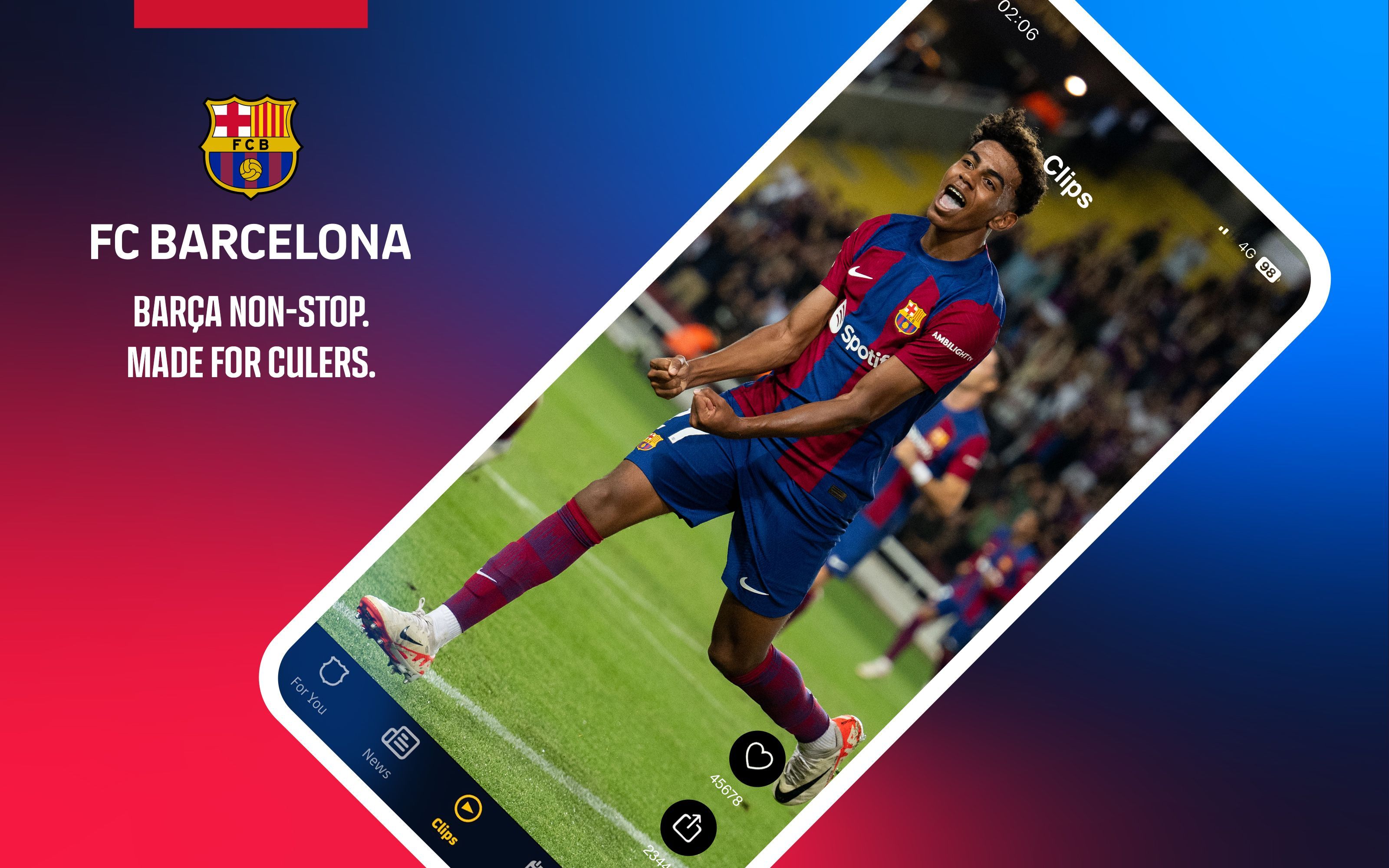 Barça introduces unique new vertical experience on App & Website