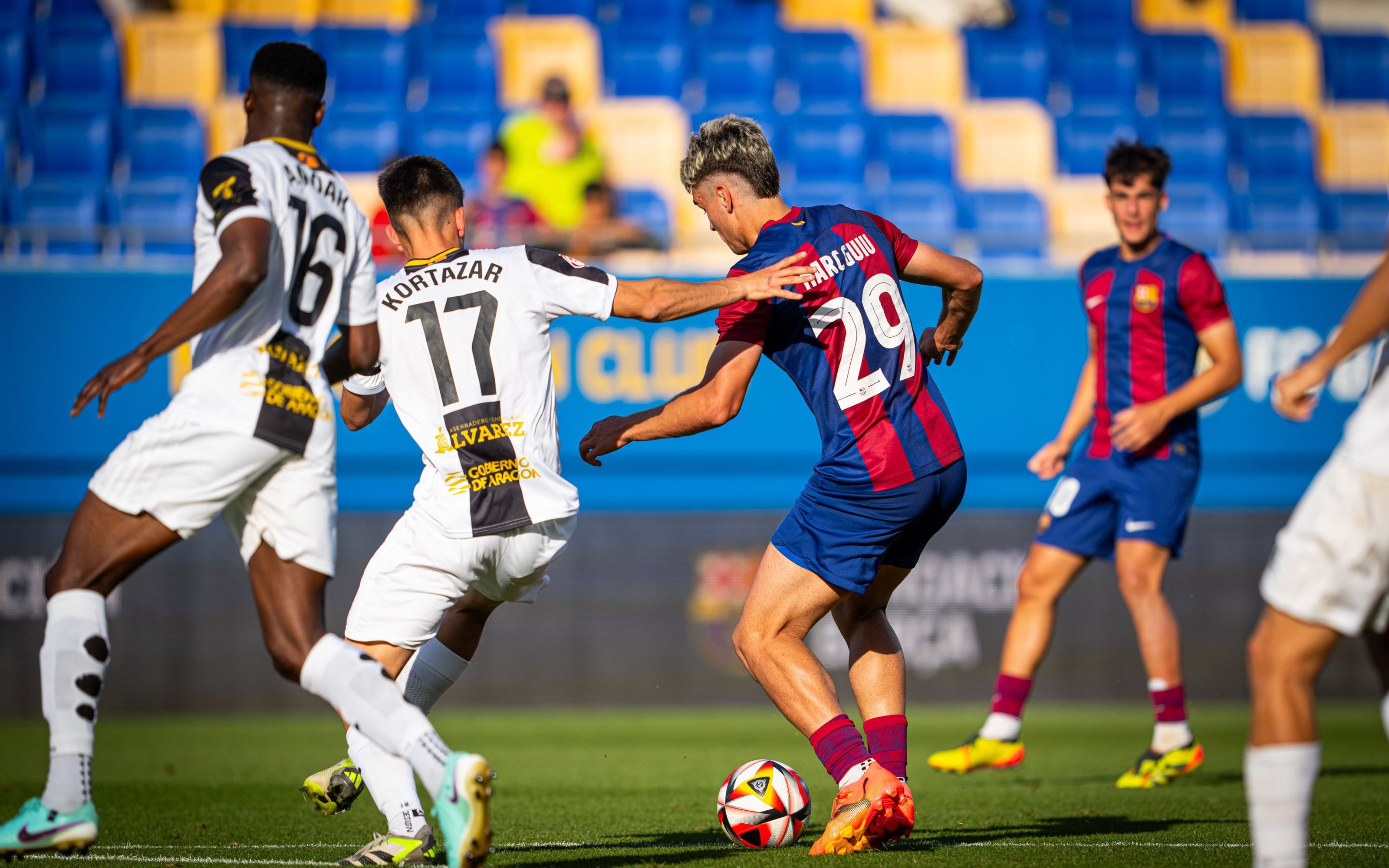 Barça Atlètic's win against Tarazona in photos