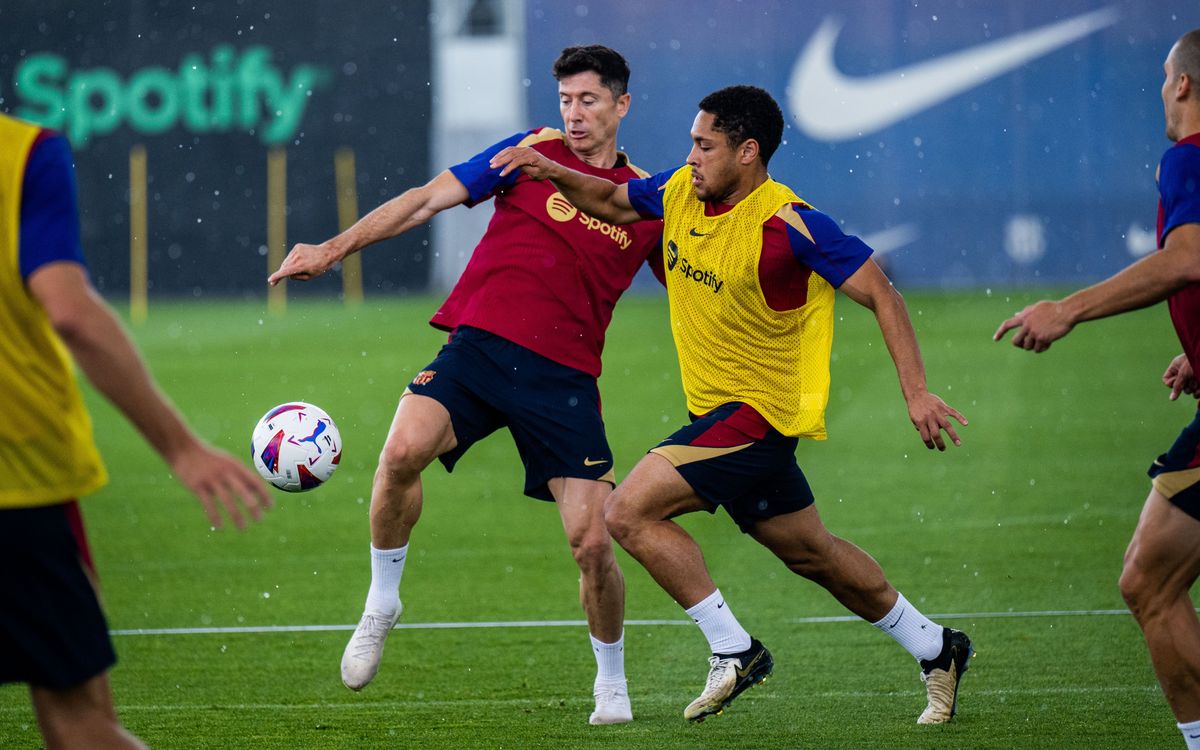 First training session of the last week