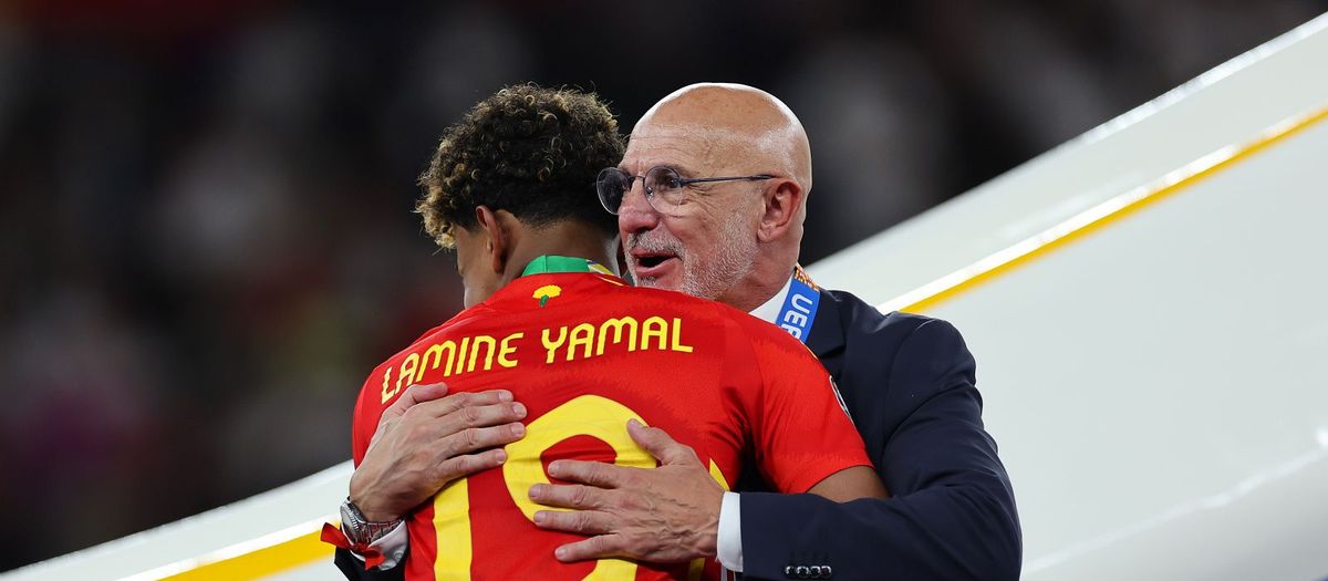 Lamine Yamal, Ferran, Fermín and Pedri Euro 2024 winners