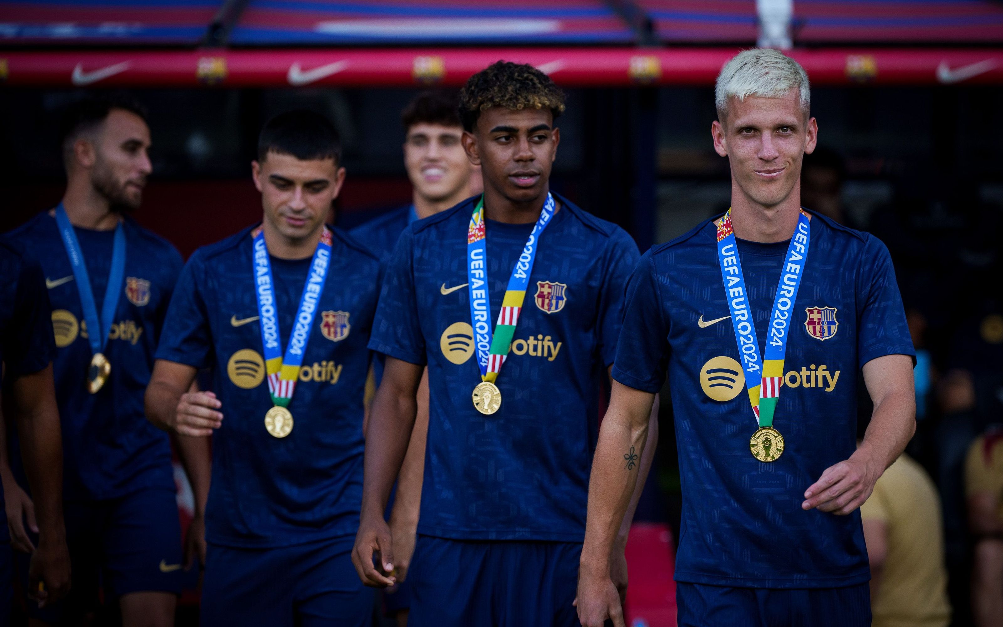 Barça team presentation at the 2024 Gamper