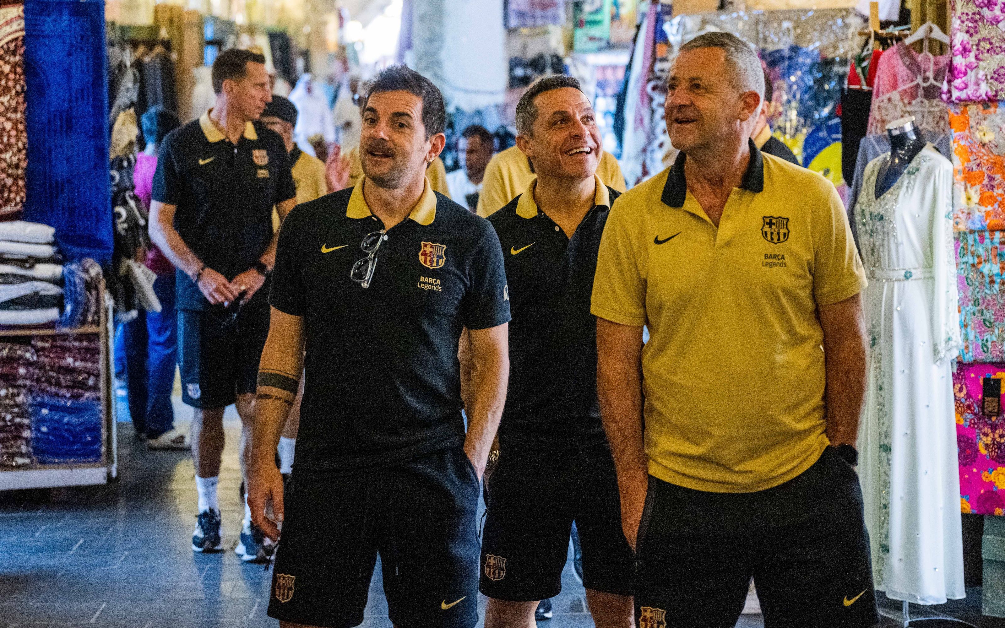 Busy day for the Barça Legends in Doha