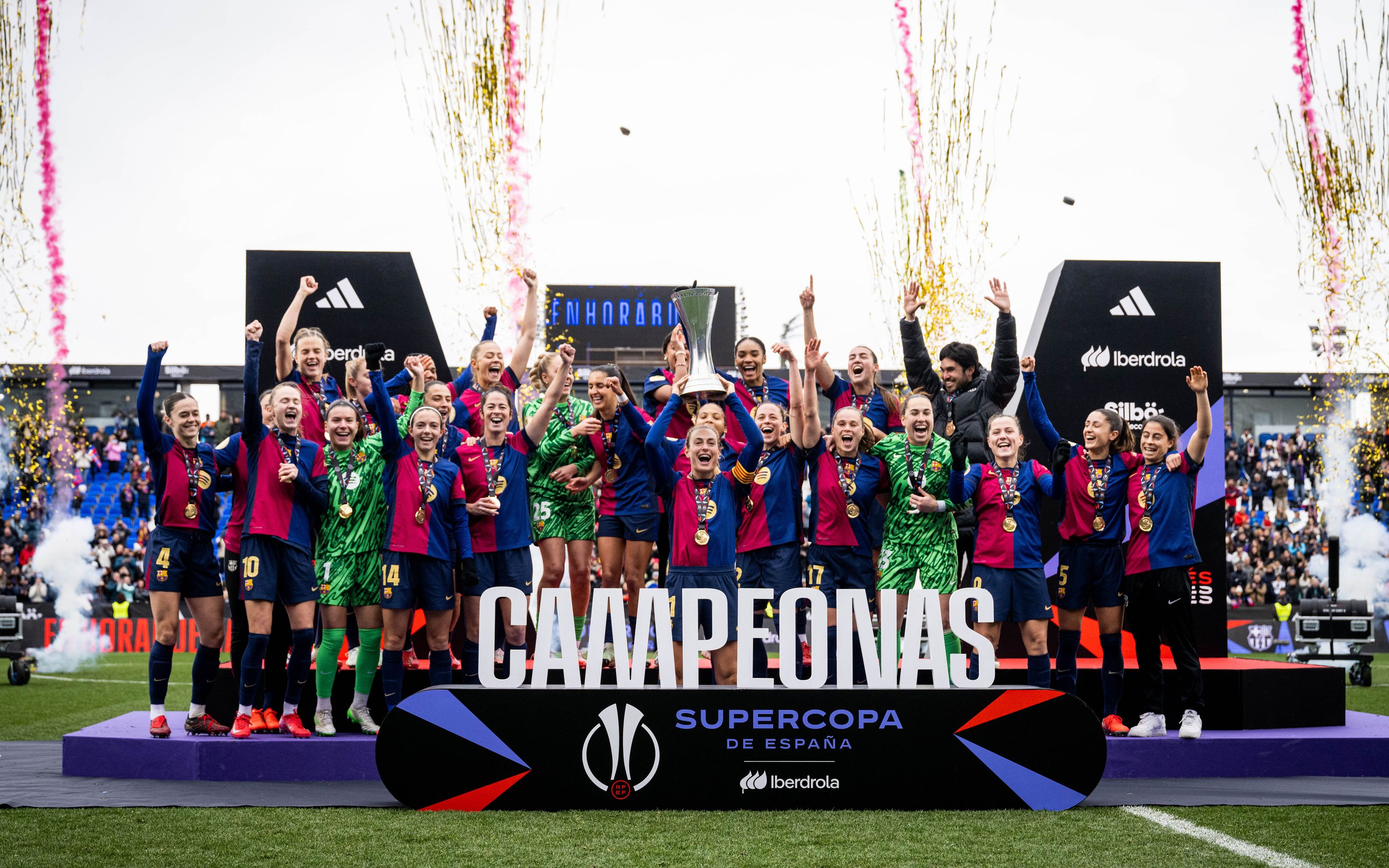 Super Cup celebrations in photos
