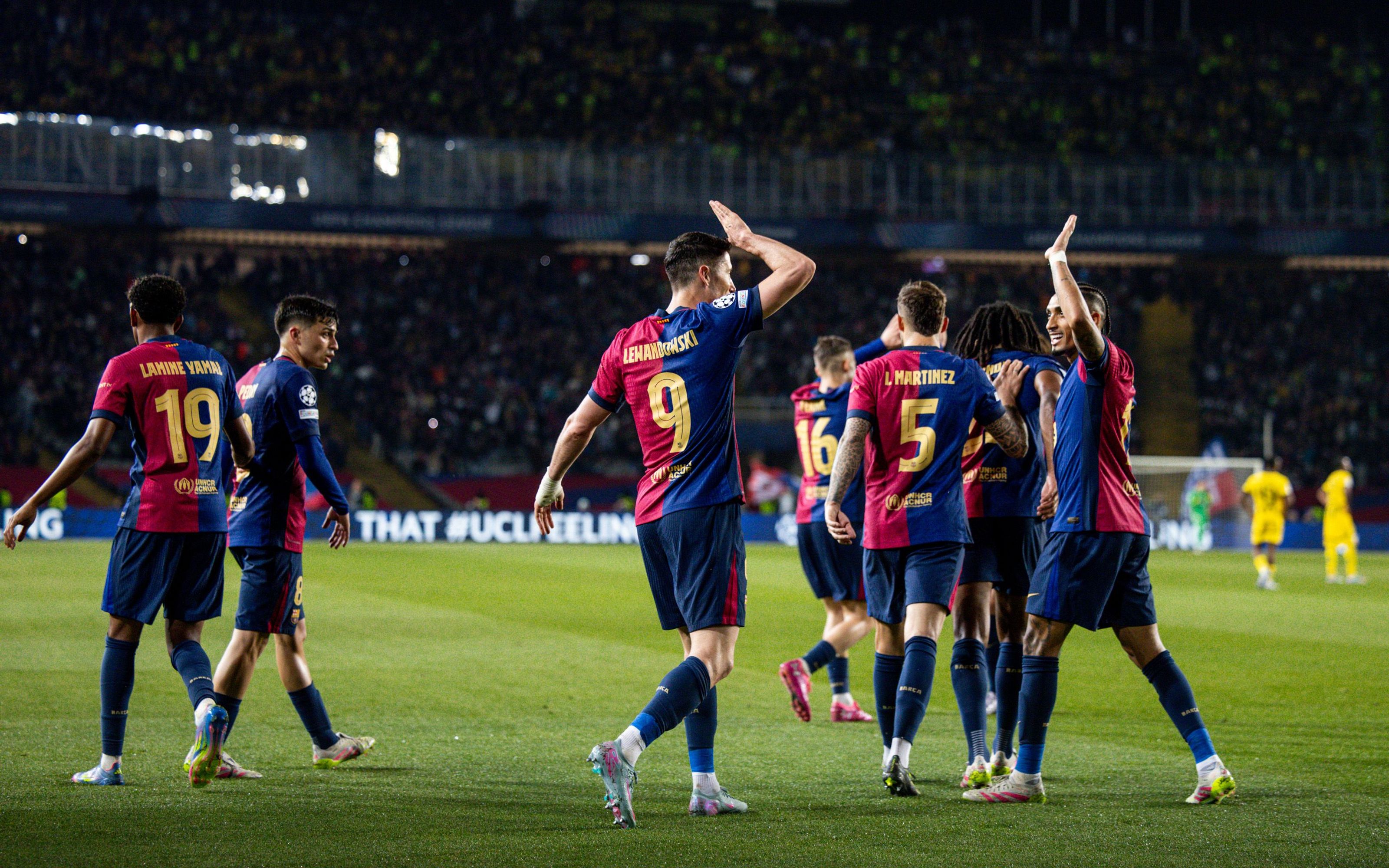 Barça 4-0 win over Dortmund in photos