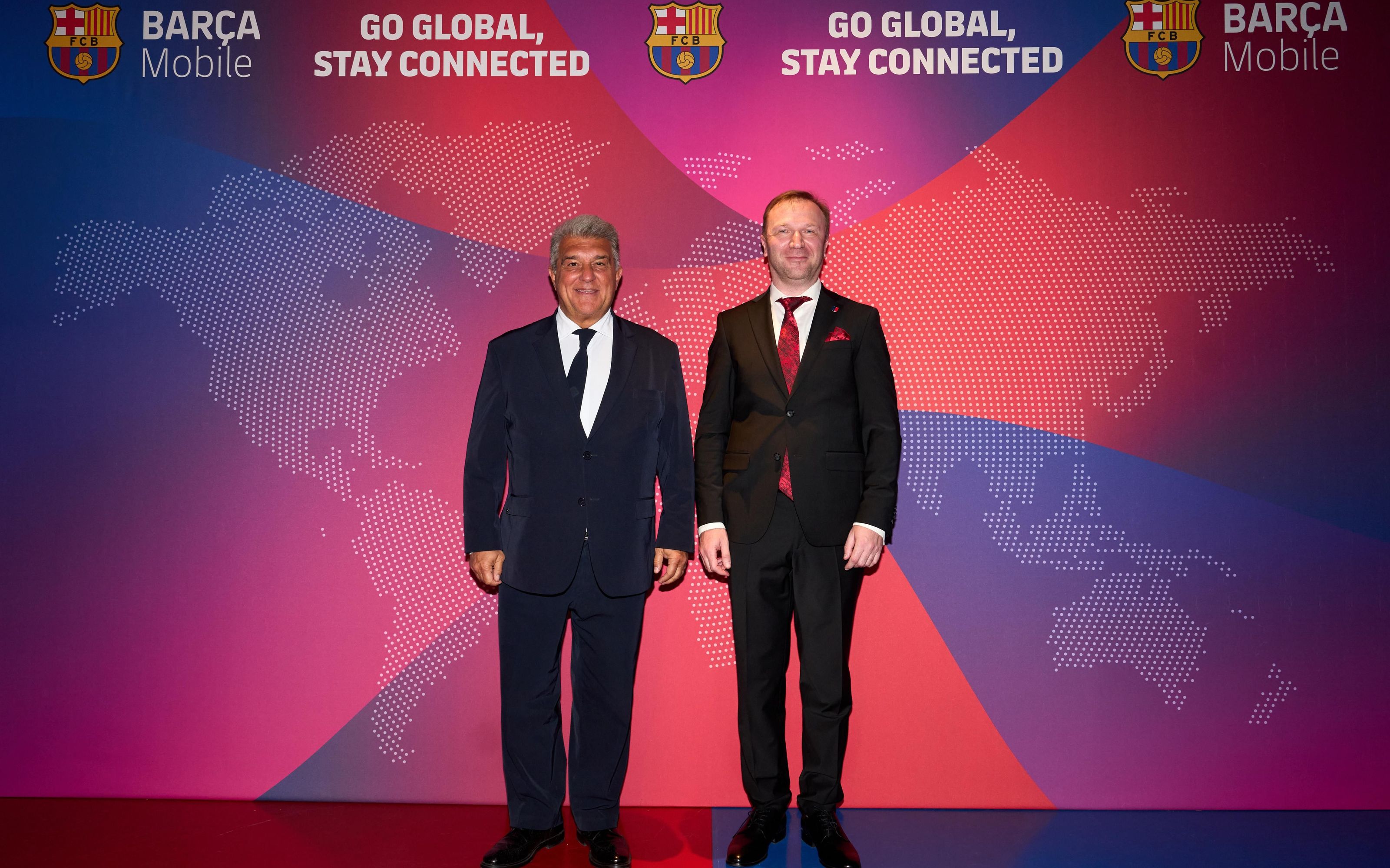 Photos from the presentation of Barça Mobile