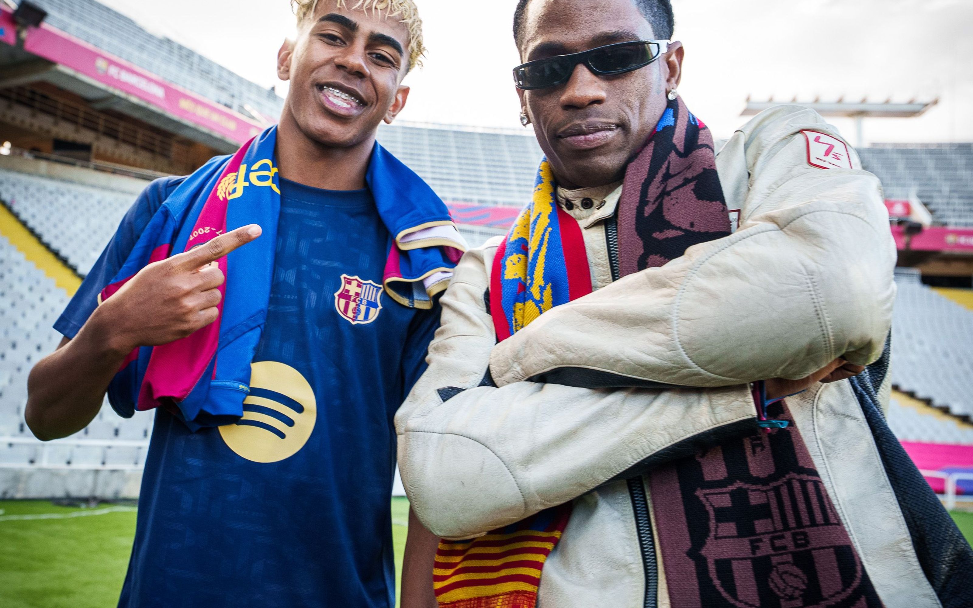 Travis Scott at the Clásico