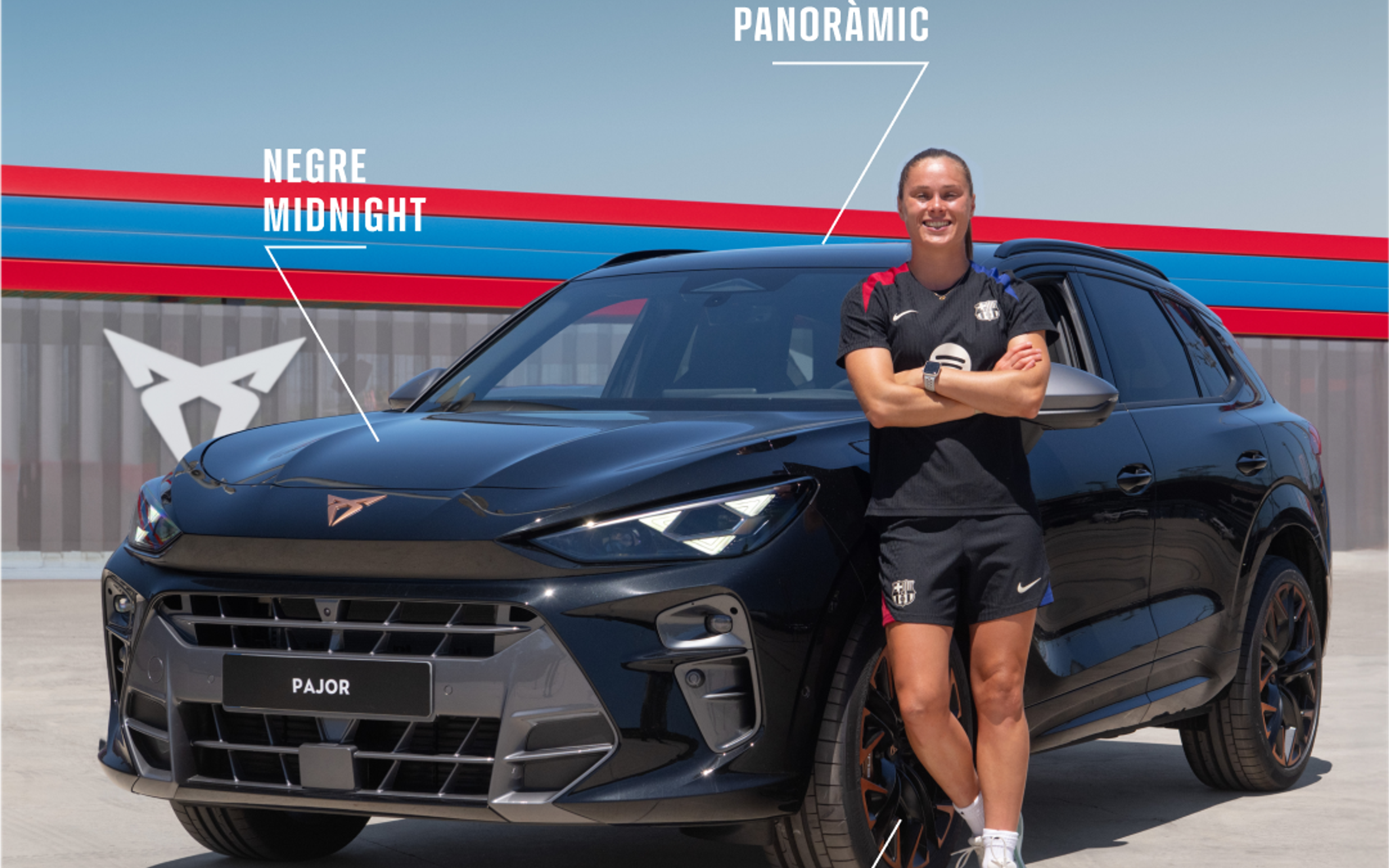 The Barça Women players now have their new CUPRA cars!