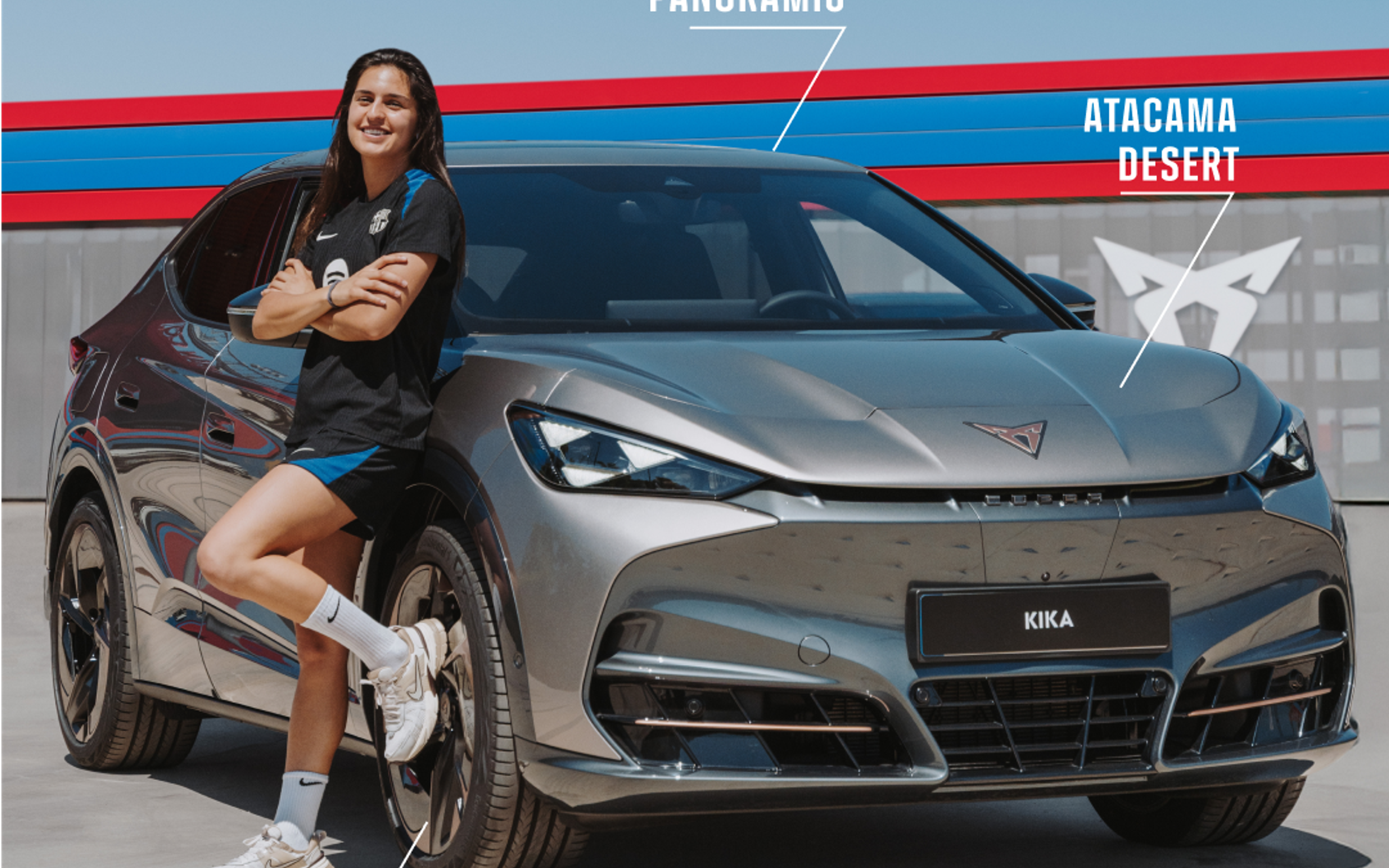 The Barça Women players now have their new CUPRA cars!