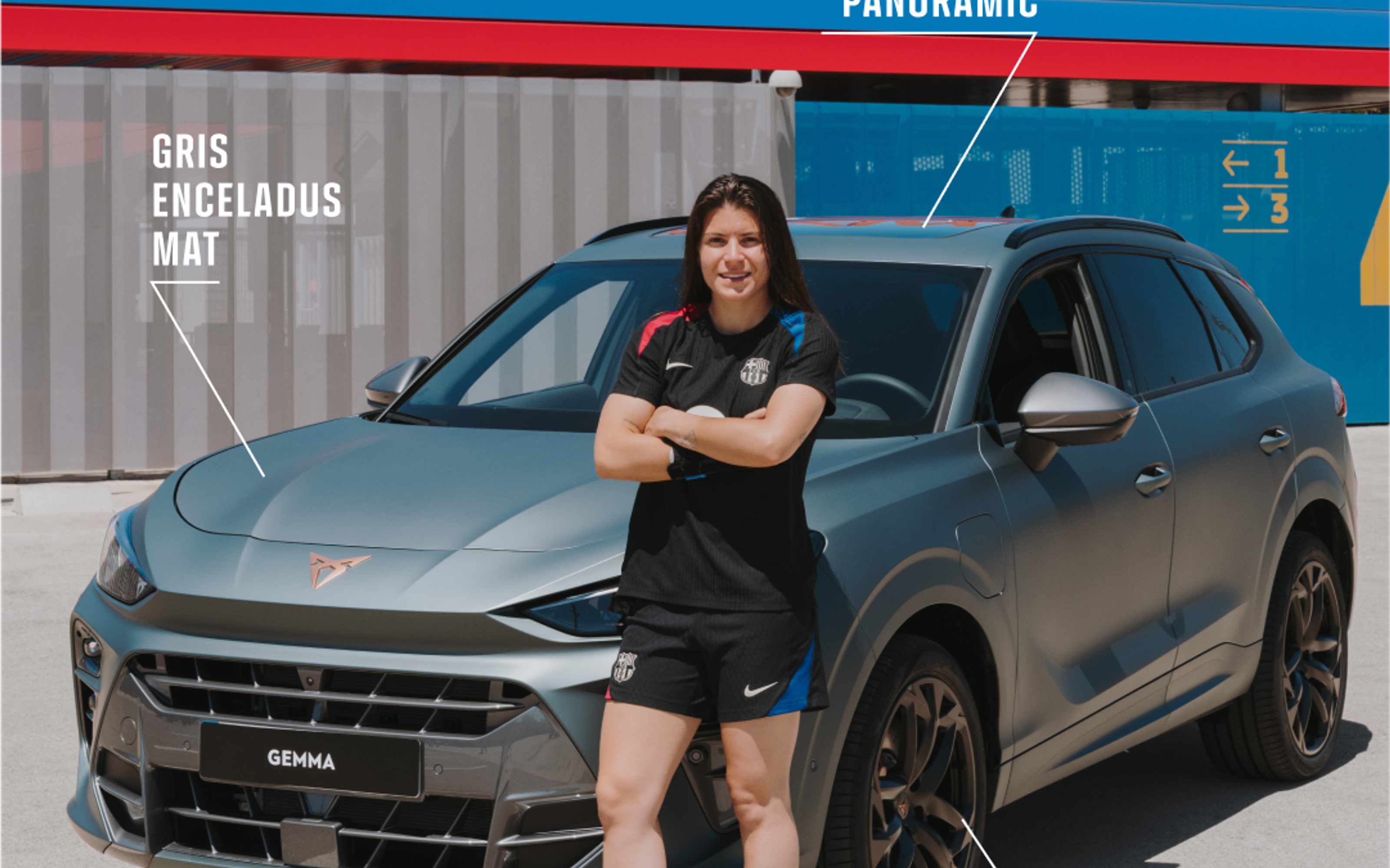 The Barça Women players now have their new CUPRA cars!