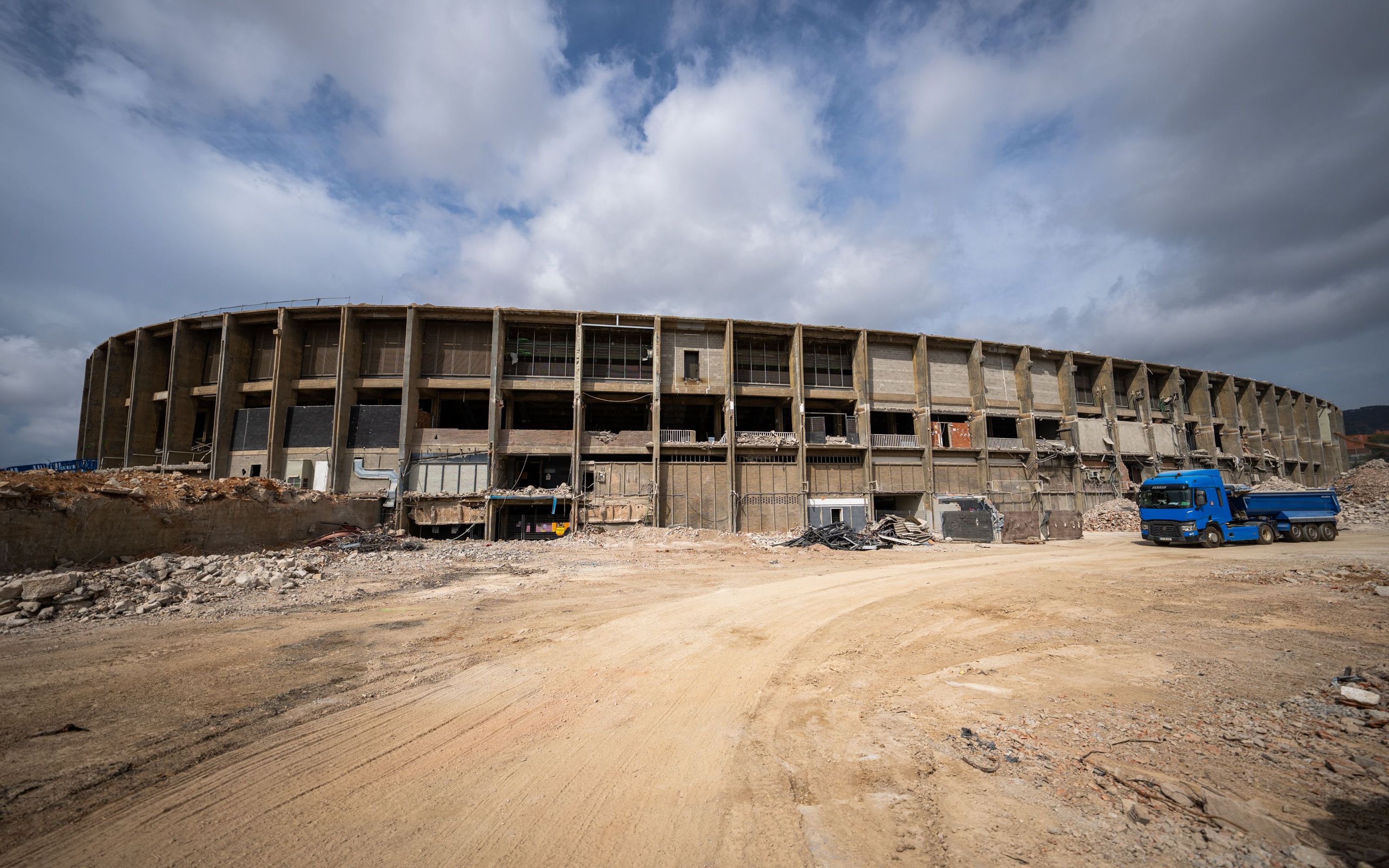 L'évolution des travaux au Spotify Camp Nou