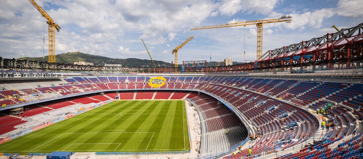 L'évolution des travaux au Spotify Camp Nou