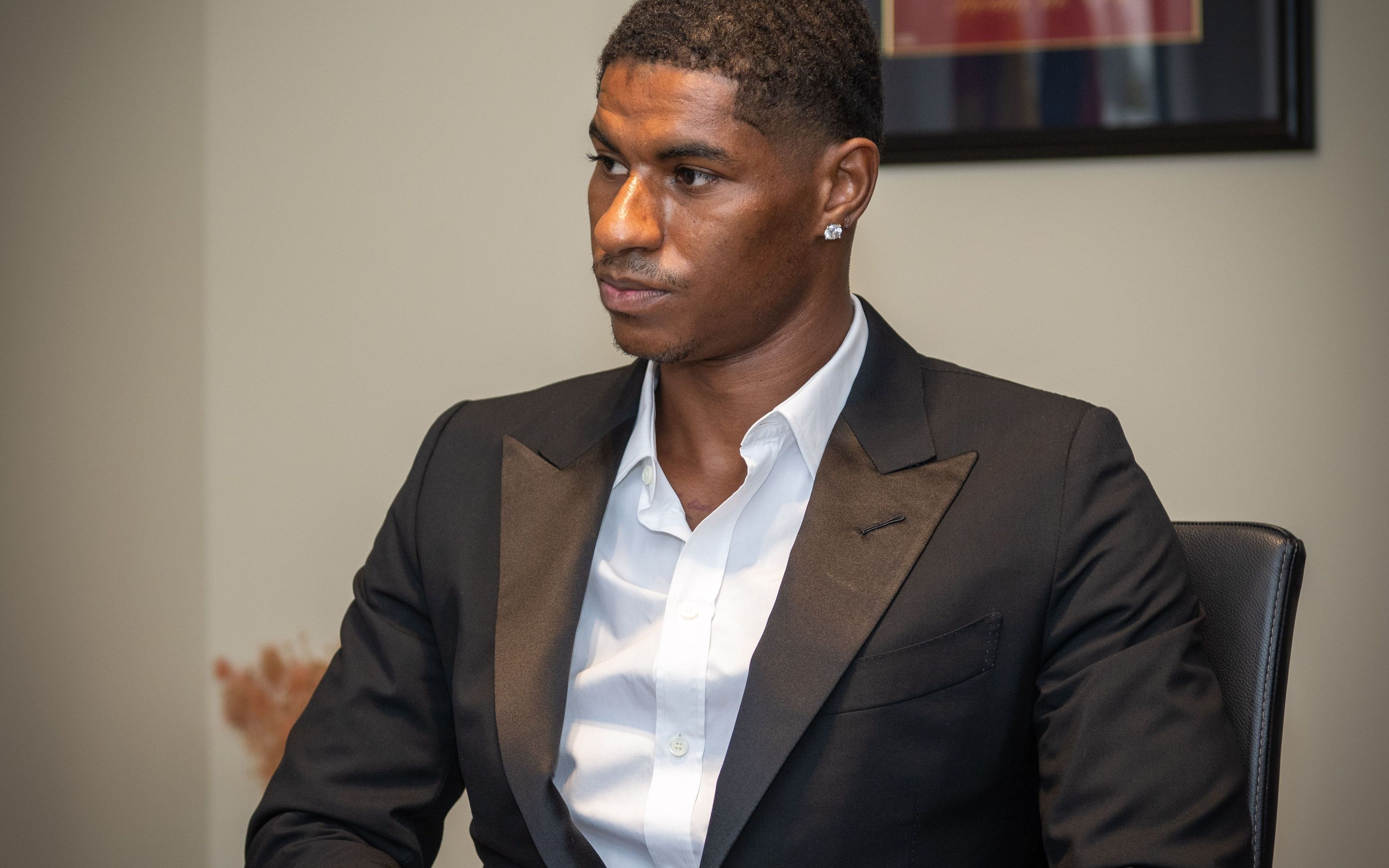 La signature de contrat de Marcus Rashford, en images
