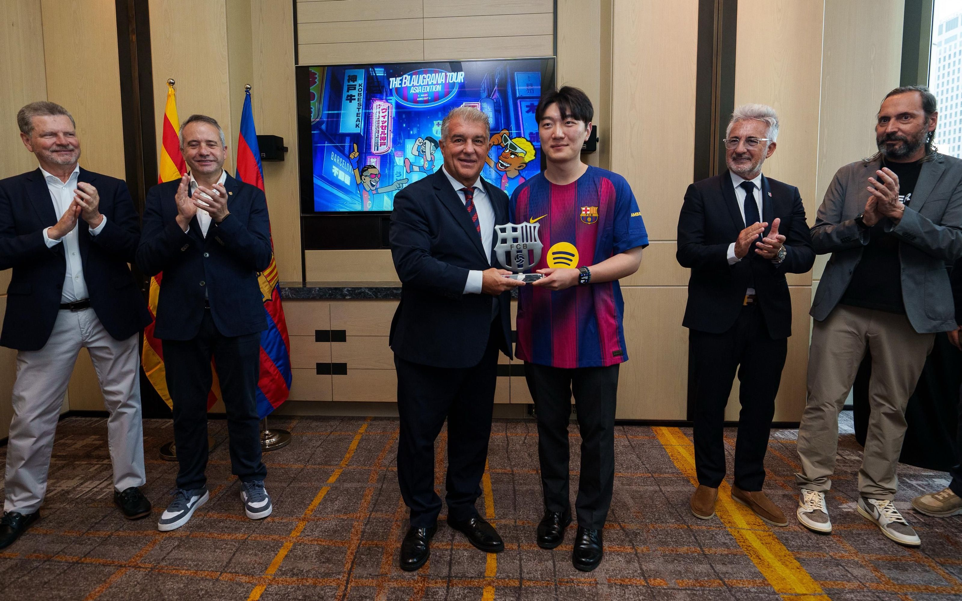 Event with the Seoul and Shanghai Barça Supporters' Clubs