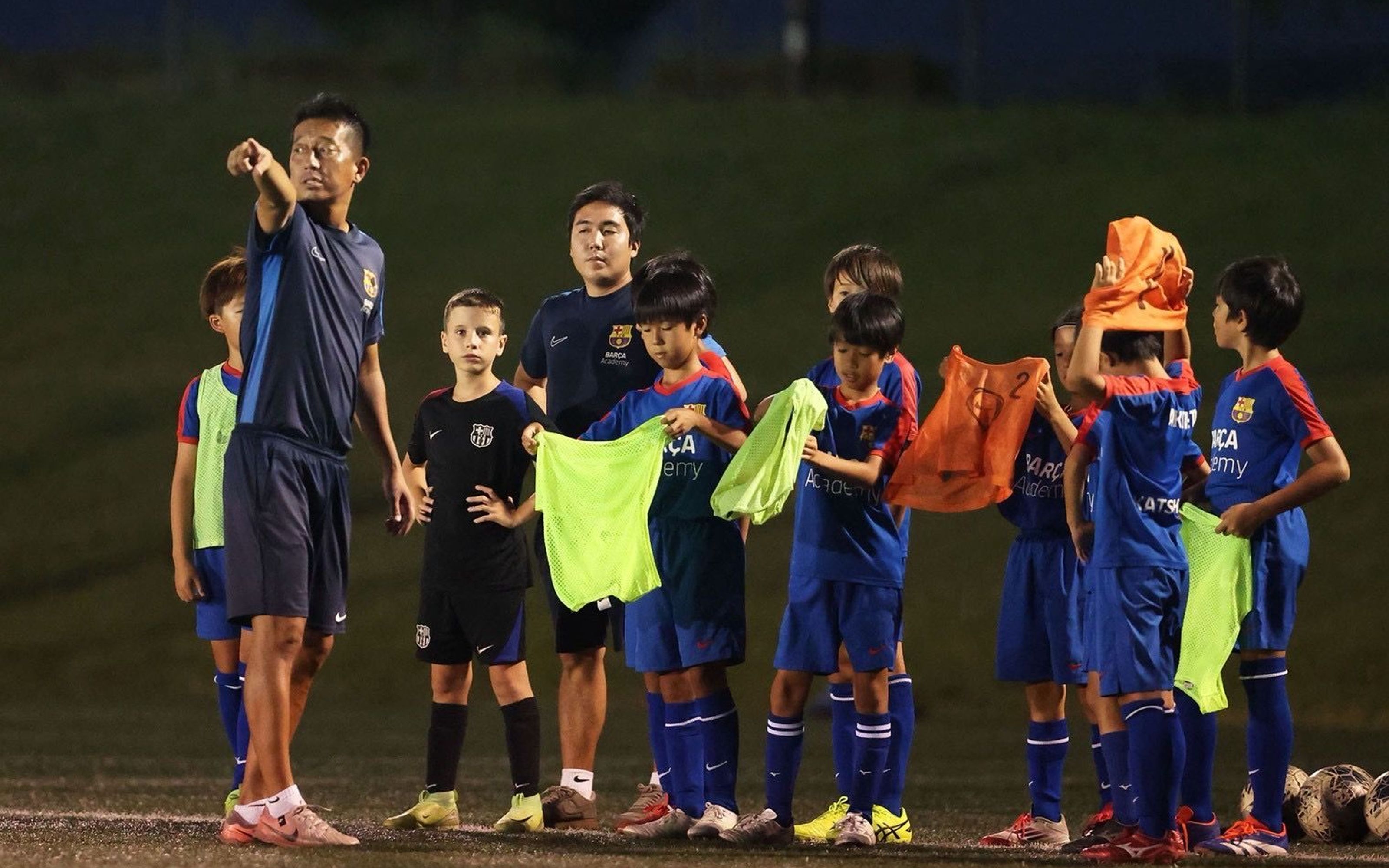 Entrenament Barça Escola Katsushika