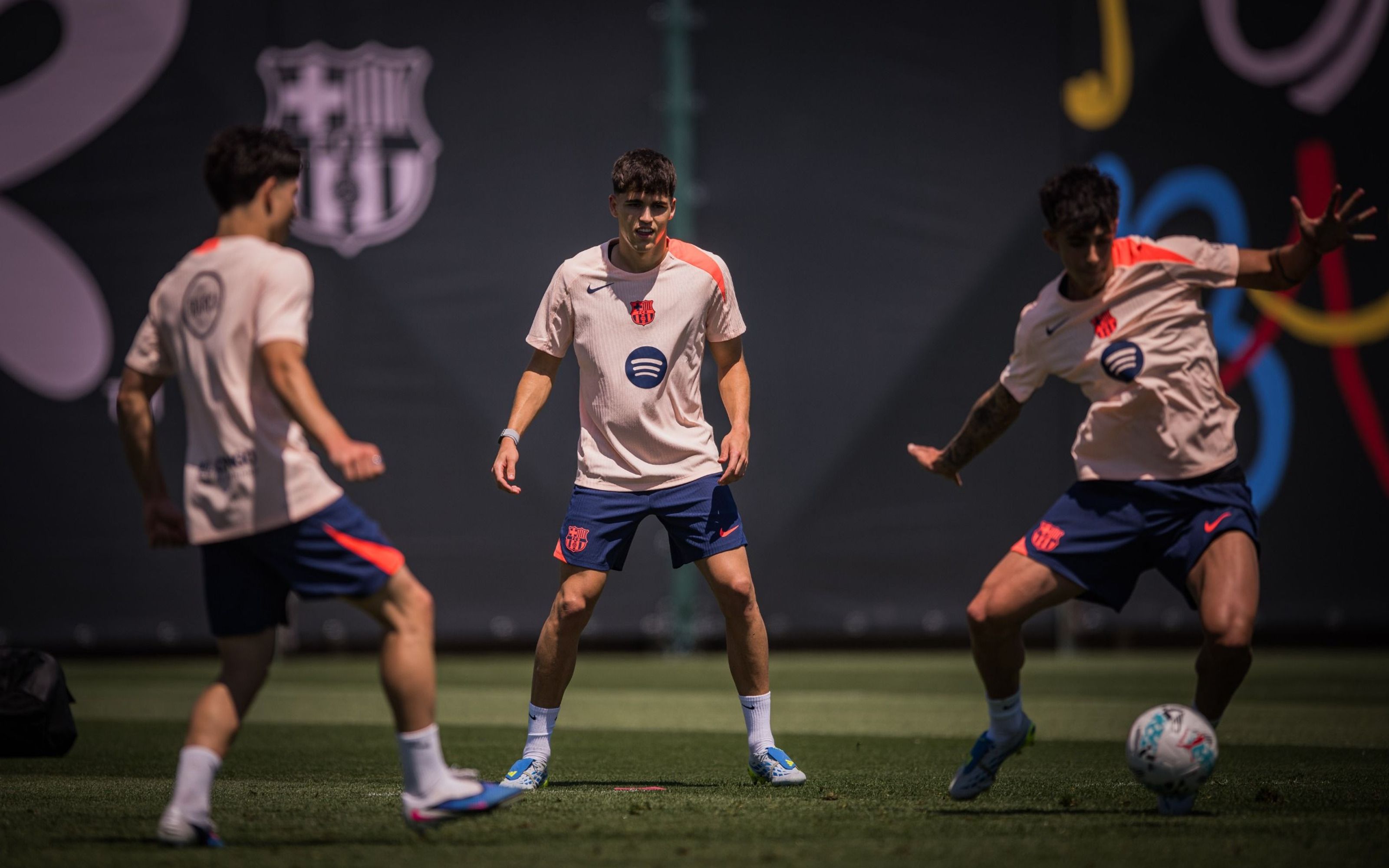 League champions back in training