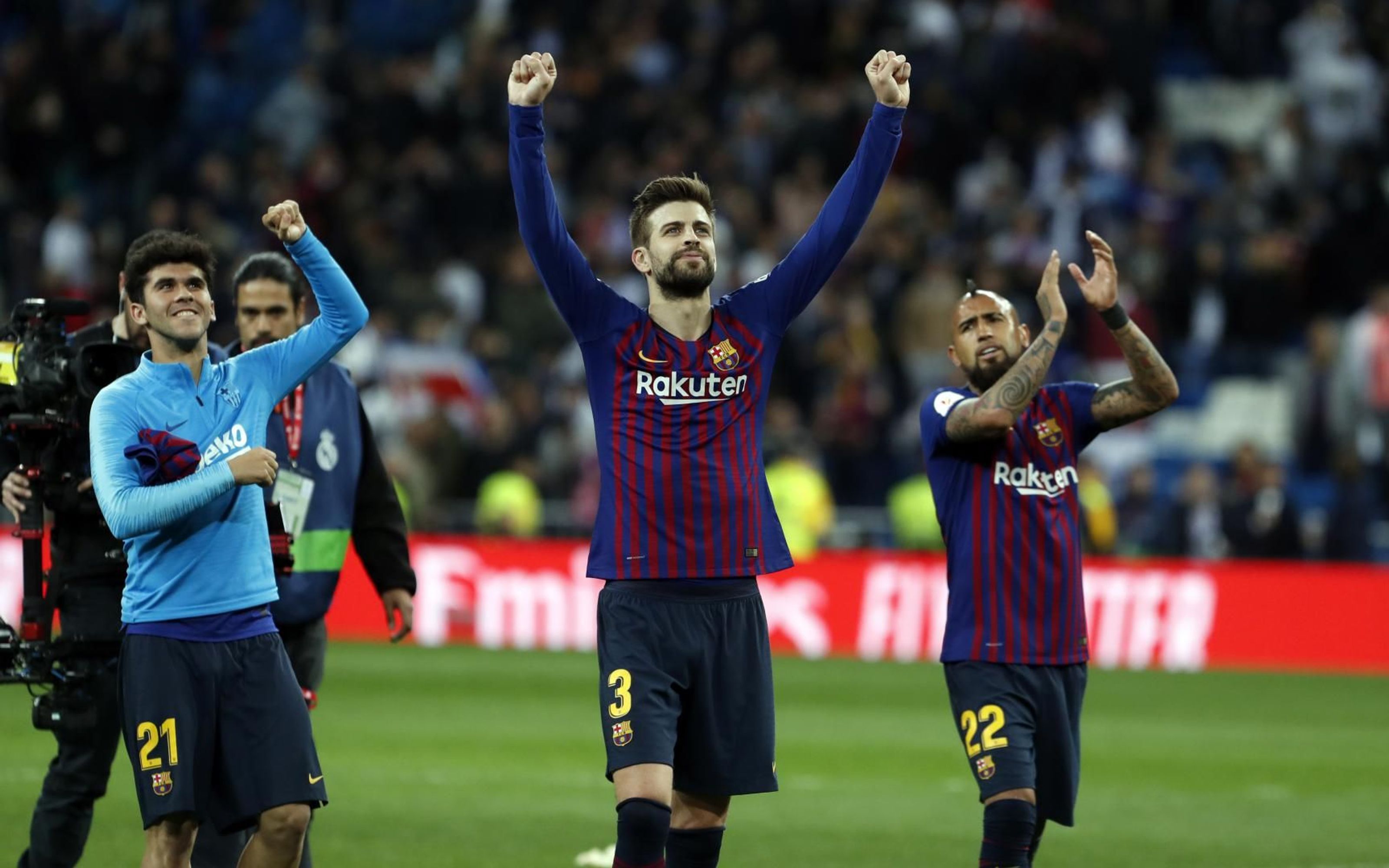 Photos from the win in the Bernabéu