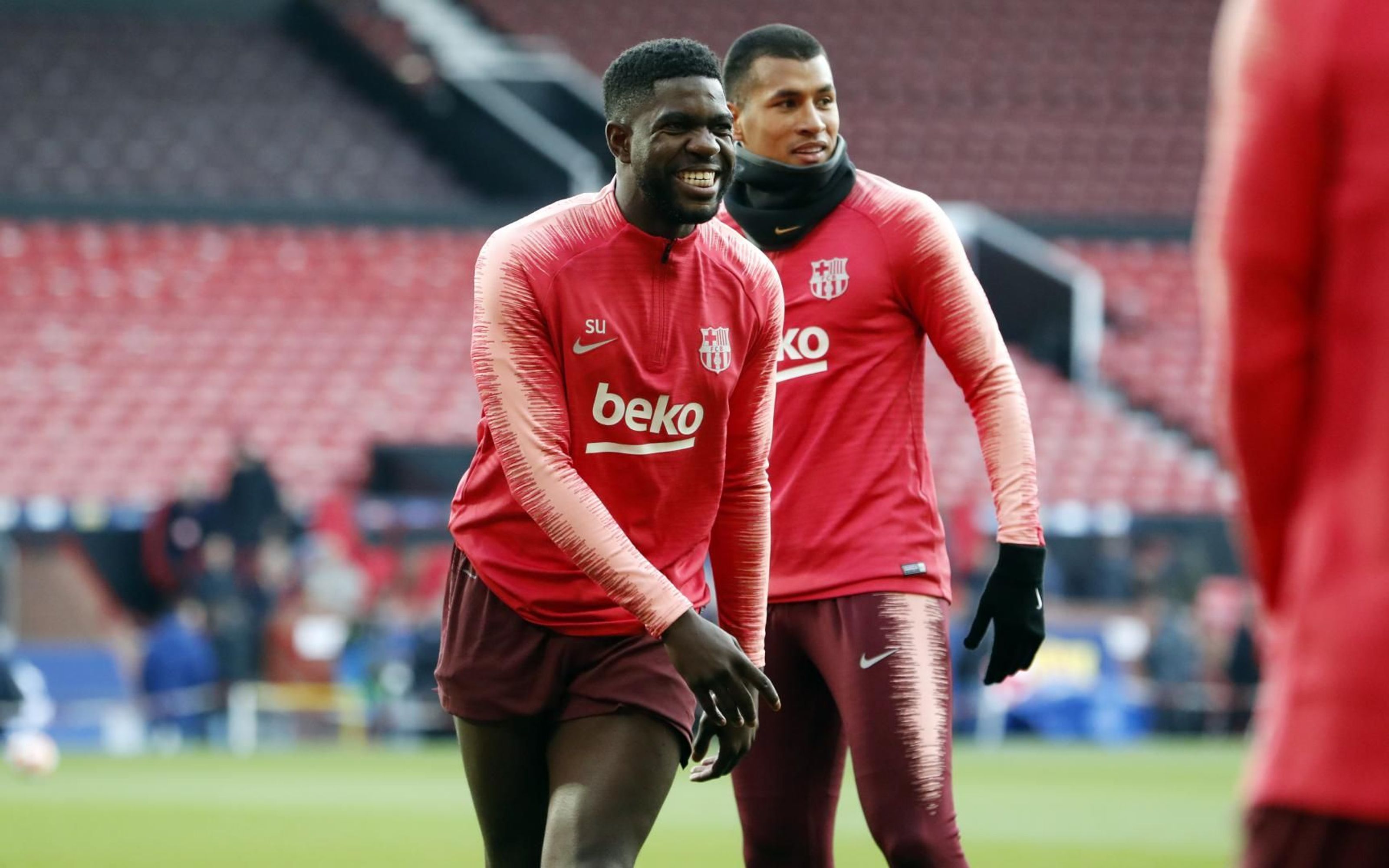 Training at Old Trafford