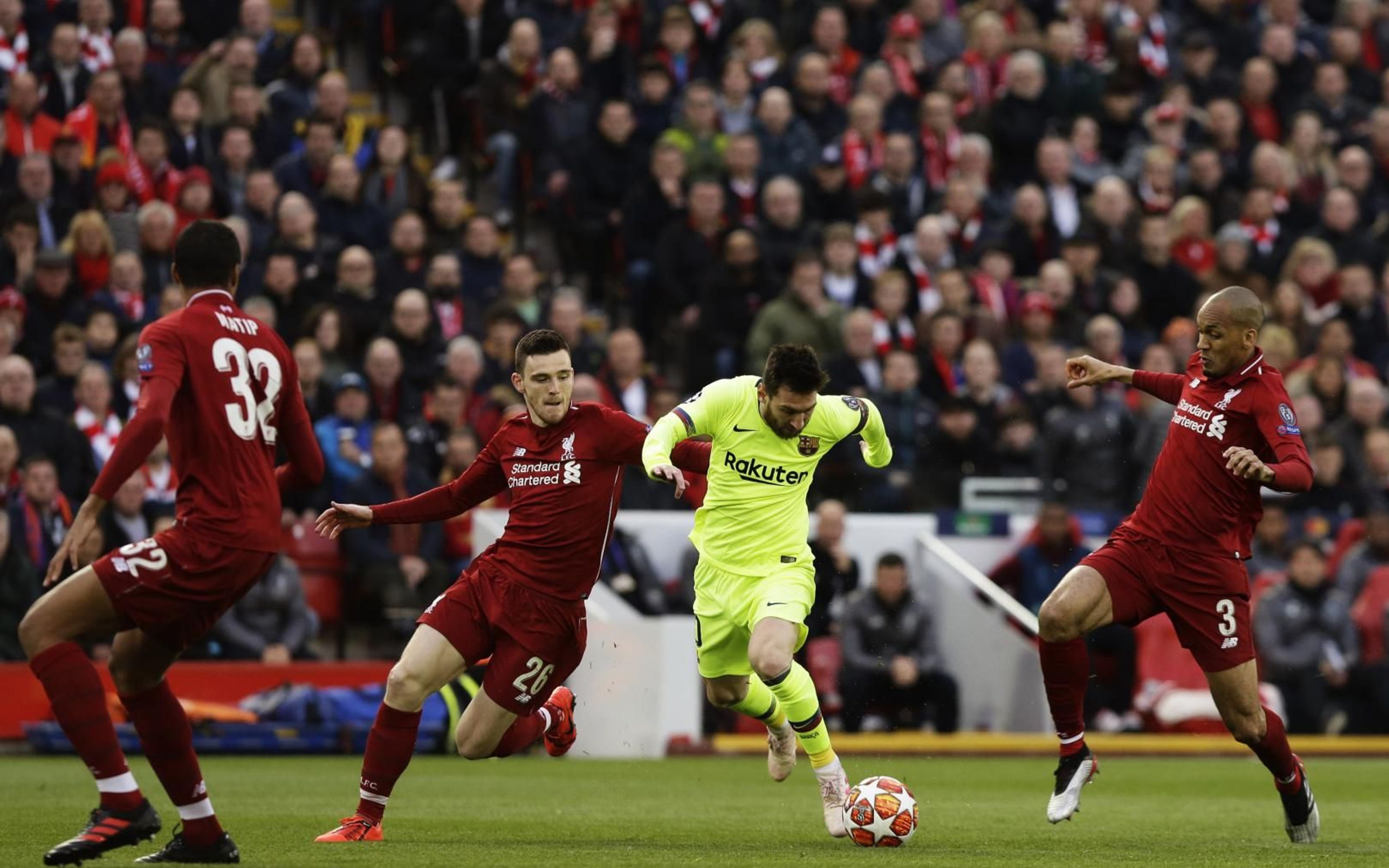 El Liverpool - Barça, en imágenes